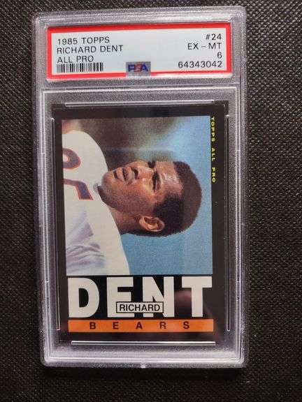 1 1985 Richard Dent Topps Card - Metzger Property Services LLC