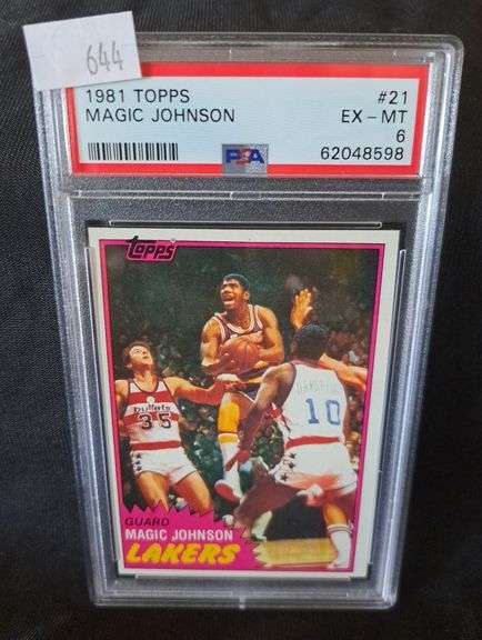 1 1981 TOPPS MAGIC JOHNSON BASKETBALL CARD - Metzger Property Services LLC