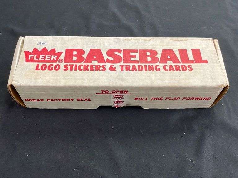 Fleer baseball logo stickers & trading cards - Metzger Property ...