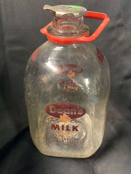 Glass Dean’s Milk Jug, 1-Gallon - Metzger Property Services LLC