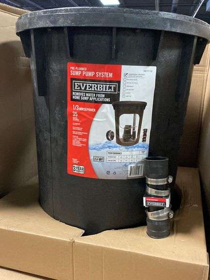Everbilt Pre-pumped Sump Pump system with BackFlow Protection - Metzger ...
