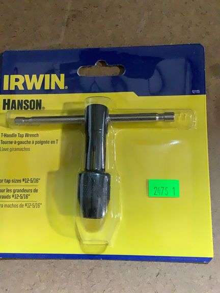 Irwin Hanson T-handle tap wrench - Metzger Property Services LLC