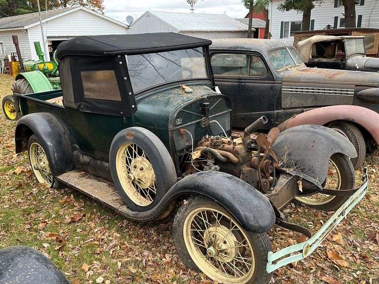 1928 Ford Model A Open Cab/ Roadster Pickup, VIN AA110027, TAA1450561 ...
