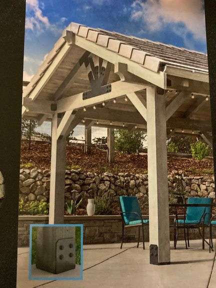 Adjustable Post Base for 10X10 - Metzger Property Services LLC