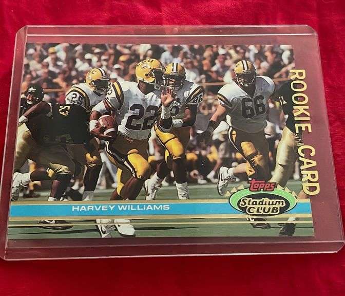 1 Harvey Williams Topps football card - Metzger Property Services, LLC