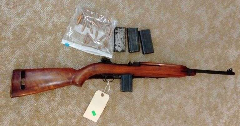 M-1 Carbine Inland Division General Motors 30 caliber gun with (4 ...