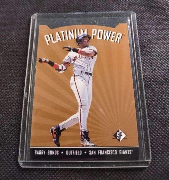 1 Barry Bonds Outfield San Francisco Giants Platinum Power Upper Deck ...
