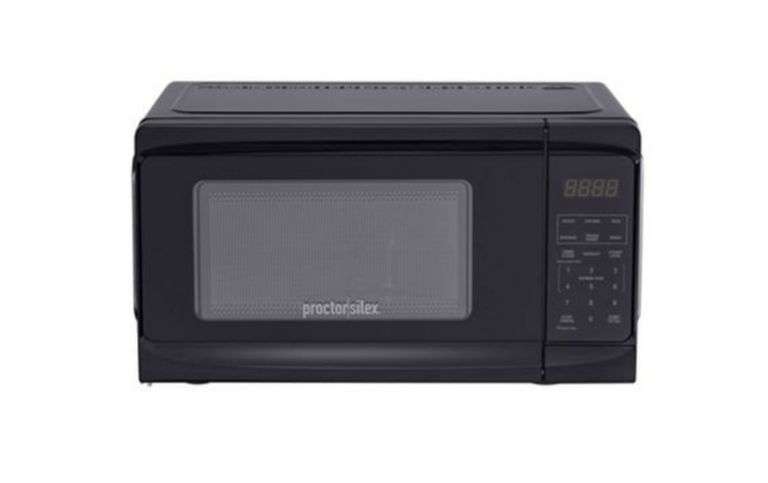 Proctor Silex 0.7 cu ft 700 Watt Microwave Oven - Black - Metzger ...