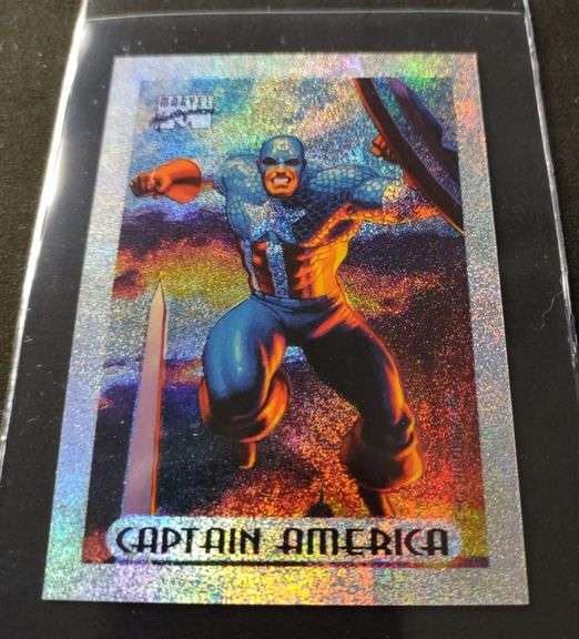 1 Captain America Marvel Limited Edition Holofoil Card - Metzger ...