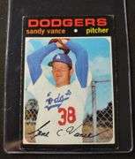 1 Sandy Vance Dodgers Pitcher TCG Baseball Card - Metzger Property ...