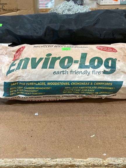 Enviro-Log Made From 100% Recycled Wax Cardboard, 4.3lbs - Metzger ...