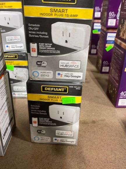 2 - Defiant Smart Indoor Plugs, 15-Amp - Metzger Property Services LLC