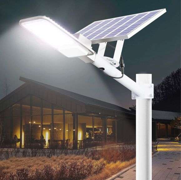 400W Solar Street Lights, Parking Lot Lights, Bryopath 16000LM Super ...