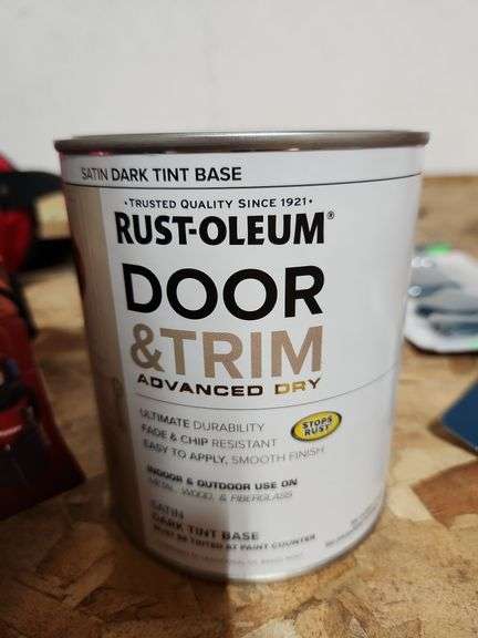 Rust-oleum door and trim satin dark tint base 29 FL. Oz - Metzger ...