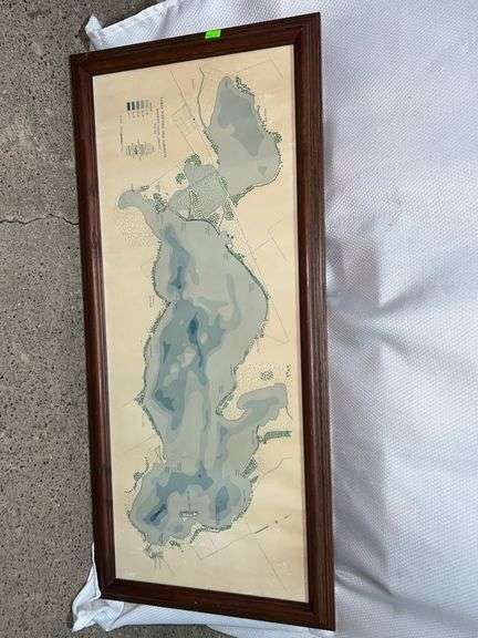 Great Lakes Sportsmen’s Gamefish Chart & Lake Wawasee & Syracuse Depth ...