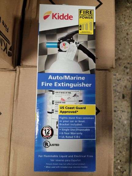Kidde Auto/Marine UL Listed Fire Extinguisher, 5-B:C Rated - Metzger ...