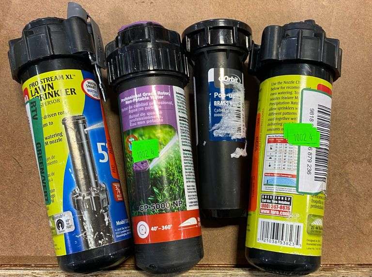 Two Toro Pro Stream XL Lawn Sprinklers, Rain Bird Professional grade ...