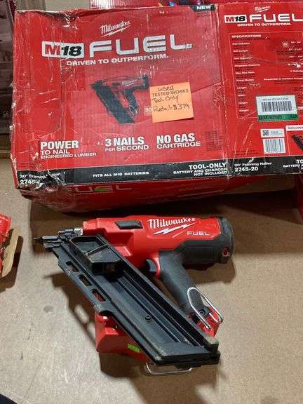 Milwaukee M18 FUEL 3-1/2 in. 18-Volt 30-Degree Lithium-Ion Brushless ...