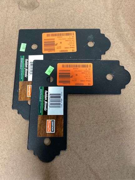 2 - Simpson Strong-Tie Outdoor Accents Mission Collection ZMAX, Black ...