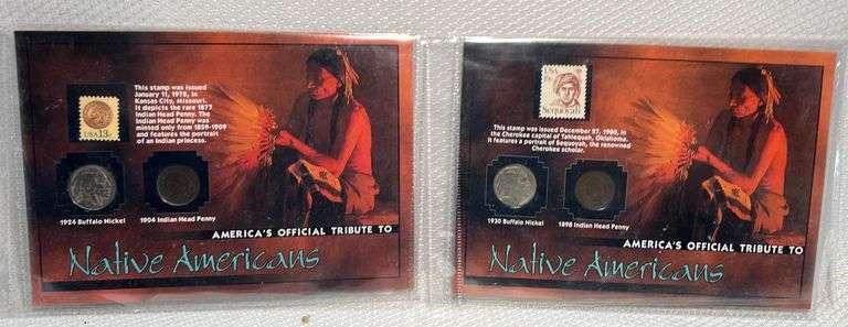 (2) America’s Official Tribute to Native Americans: Includes Coins ...