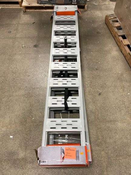 CargoSmart 12 in. W x 78 in. L 1250 lbs. Capacity Aluminum Straight ...