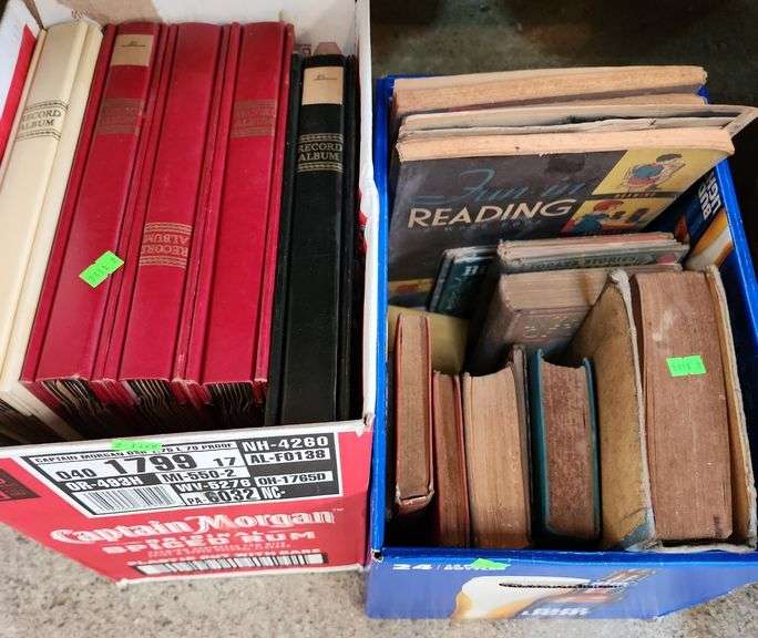 Record albums and books - Metzger Property Services LLC