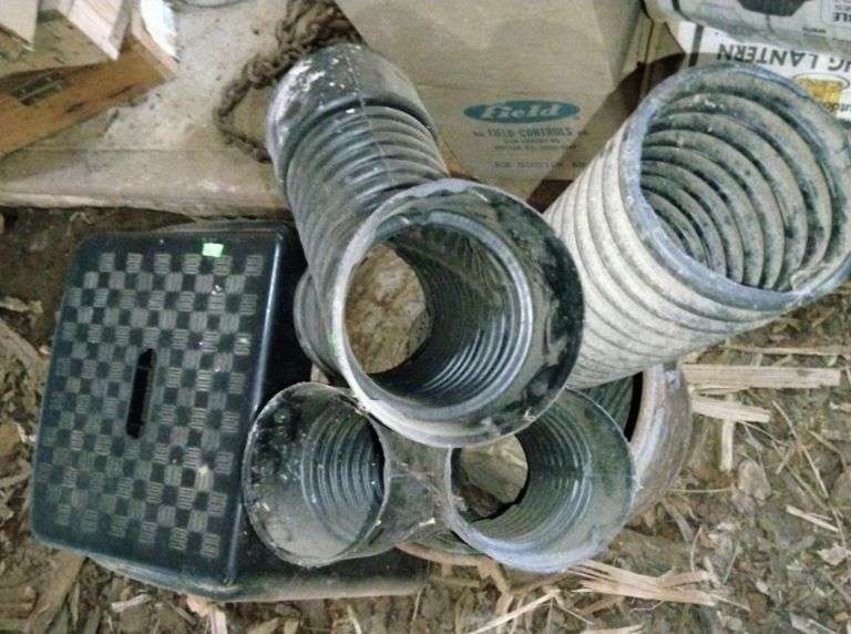 Steps and drainage pipe fittings - Metzger Property Services LLC