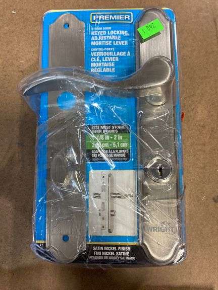 Premier Keyed Locking Adjustable Mortise Lever - Metzger Property ...