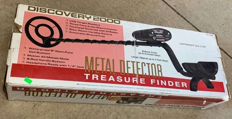 Discovery 2000 Metal Detector - Metzger Property Services LLC
