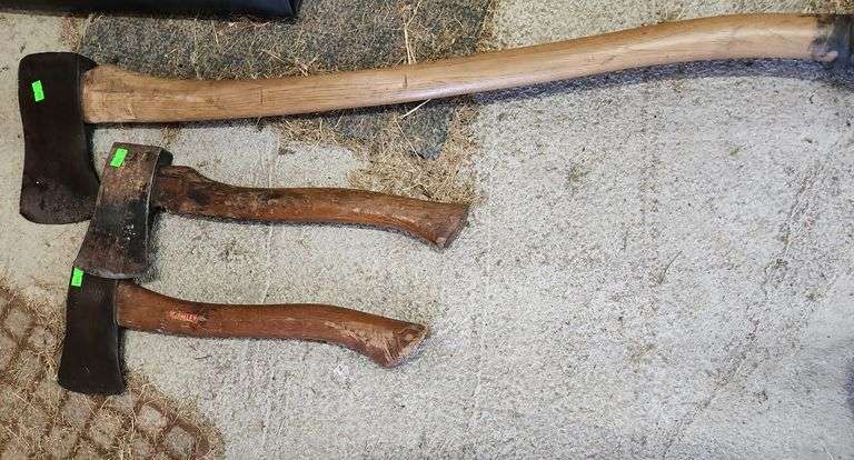 Stanley hatchet, Dunlap Axe and Unknown hatchet - Metzger Property ...