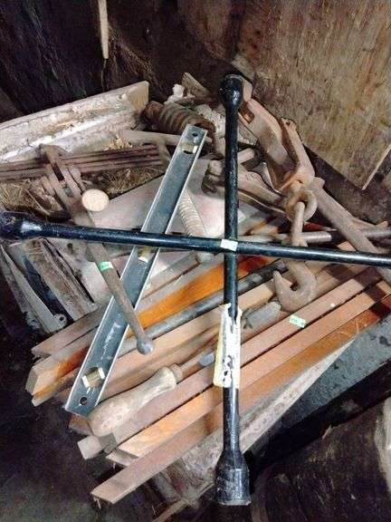 Lug wrench, chain binders, wood, miscellaneous - Metzger Property ...