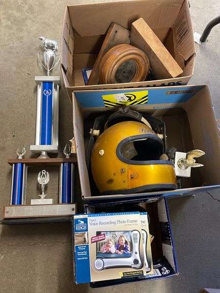 Rebcor helmet, welding shield, trophies, home decor, mugs, voice ...