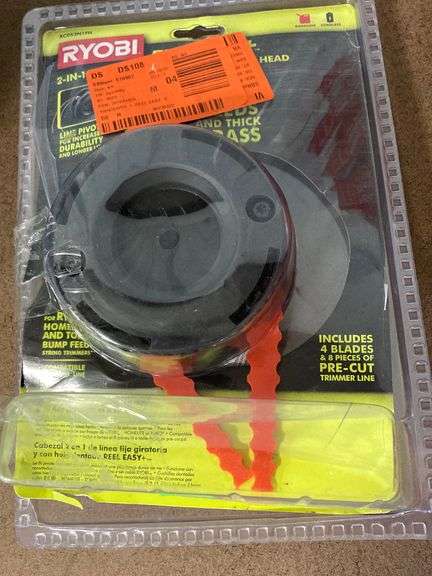 Ryobi pivoting fixed line & bladed head - Metzger Property Services LLC