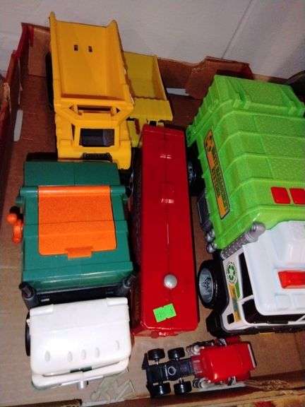 Plastic toy trucks - Metzger Property Services LLC