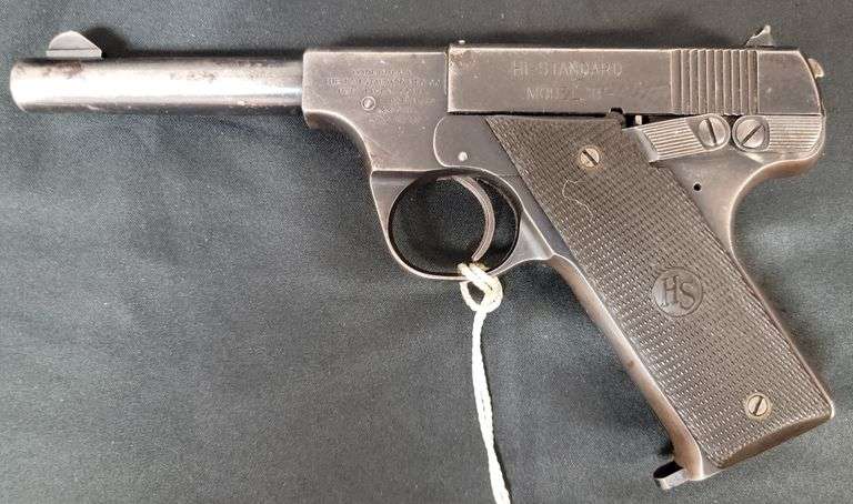 Hi Standard Model B .22 LR Pistol with Fabric Case - Metzger Property ...