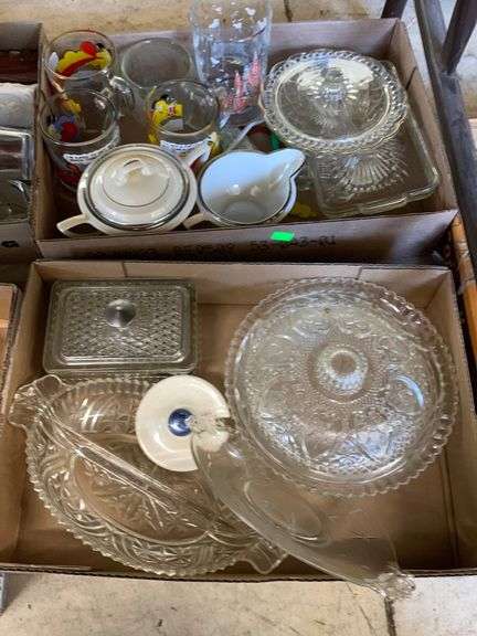 Cut Crystal Glass And Assorted Glass Metzger Property Services Llc