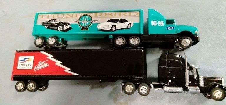 First Production Liberty Classic and Thunderbird Winross 1/64 semis ...