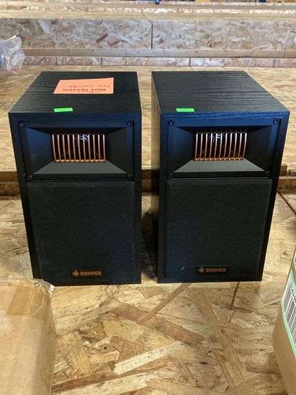 2 - Donner Passive Speakers, 40W, Model M20-4, Speakers Only - Metzger Property Services LLC