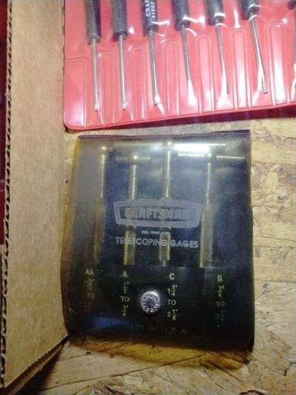 Craftsman Micro Tech Screwdrivers, telescoping gages, protractor ...