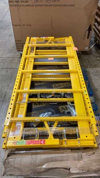 MetalTech Safeclimb 6 ft. W x 6.25 ft. H x 2.5 ft. D Steel Baker Style ...