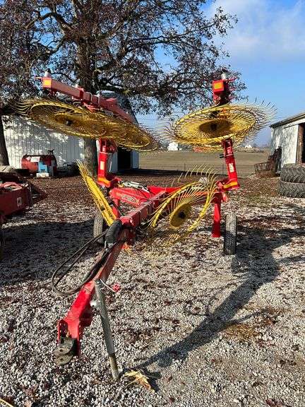 2018 Hay Runner RCR812 , Hydraulic fold 10 wheel hay rake , ser. #01206 ...