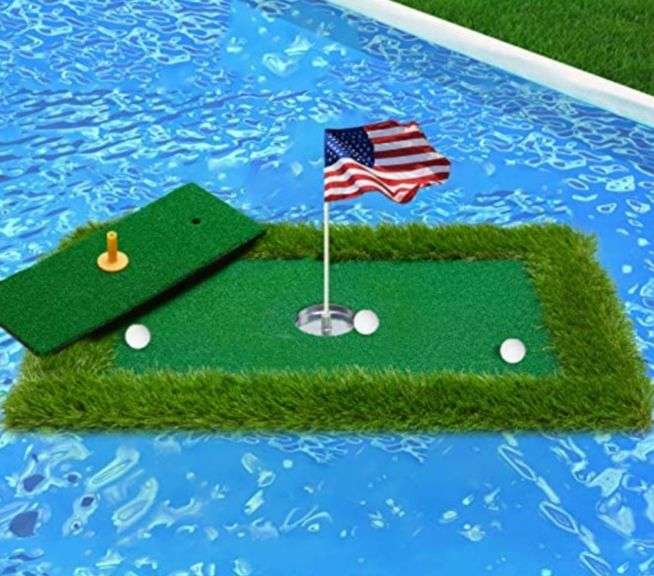 PLBBJH Floating Golf Green for Pool, Floating Chipping Green, Pool Golf ...