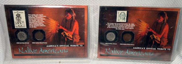 (2) America’s Official Tribute to Native Americans: Includes Coins ...