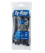 TyRap 7 in. 50 lb. High Performance Ty-Rap Cable Tie - Black (100-Pack ...