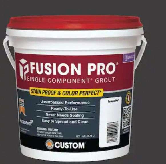 Custom Building Products Fusion Pro #60 Charcoal 1 Gal. Single ...