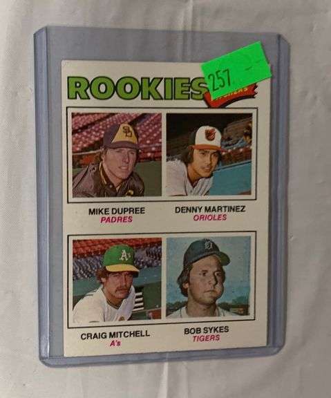 1977 Rookie Pitchers - Mike Dupree, Denny Martinez, Craig Mitchell ...