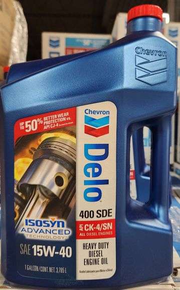 Delo 400 SDE heavy duty diesel engine oil 1 gal. - Metzger Property ...