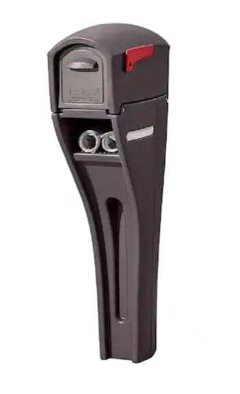 Step2 Mail Master Streamline Stone Grey OverPost Mounted Plastic ...