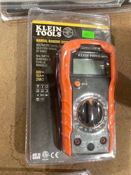 Klein Tools Manual Ranging Digital Multimeter - Metzger Property ...