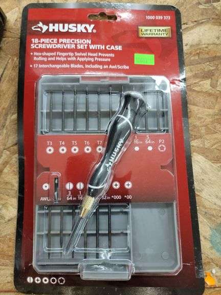 Husky 18-piece Precision Screwdriver Set with Case - Metzger Property ...